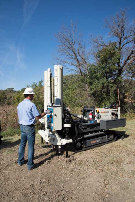 20 CPT Press Skid Steer Mounted Drill Rig | Geoprobe Systems®