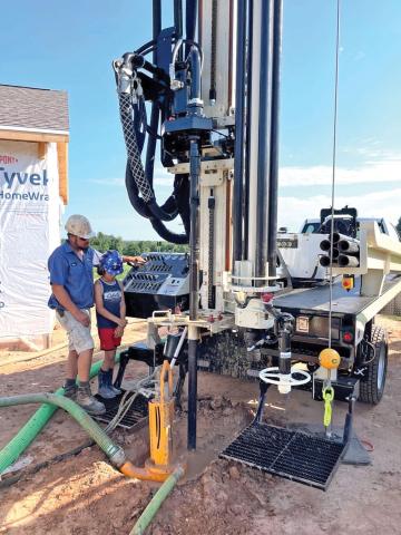 Fifth Gen Driller Flourishes | Geoprobe® Cable Tool Drilling Rig