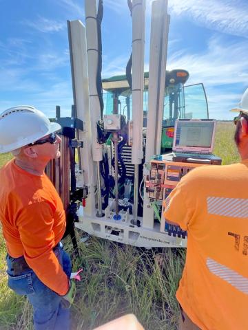 Speedy CPT Soil Test Rig for Solar Field | Geoprobe®