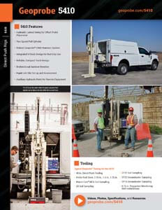 5410 (One-Sheet) | Geoprobe Systems®